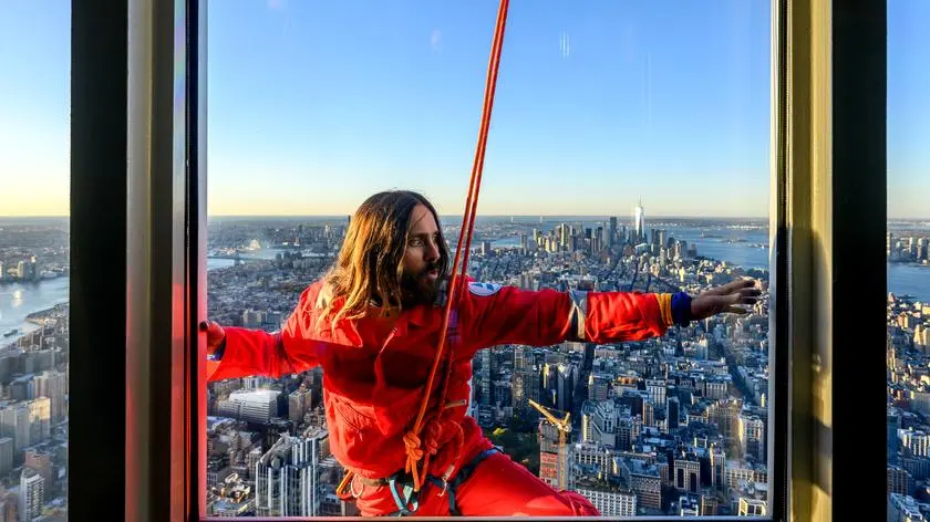 Jared Leto wspiął się na Empire State Building. To pierwsze legalne ...